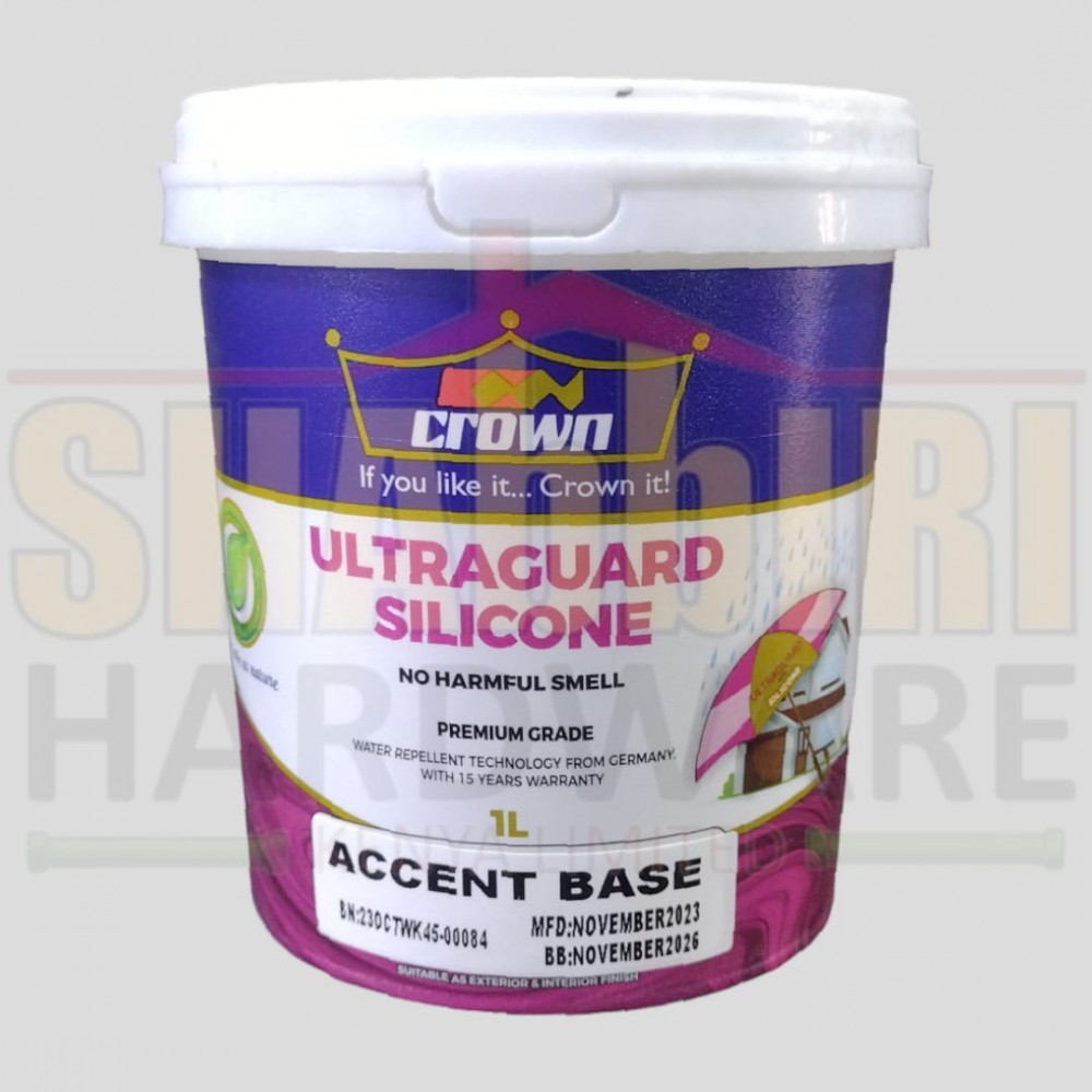 CROWN Permacote ULTRAGUARD 1L – Rain-Proof Paint | Shabbiri Hardware Kenya