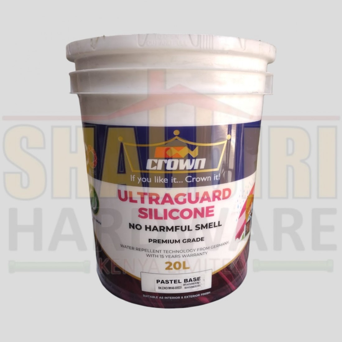 Crown Permacote Ultraguard 20L Rain-Proof Paint | Shabbiri Hardware Kenya