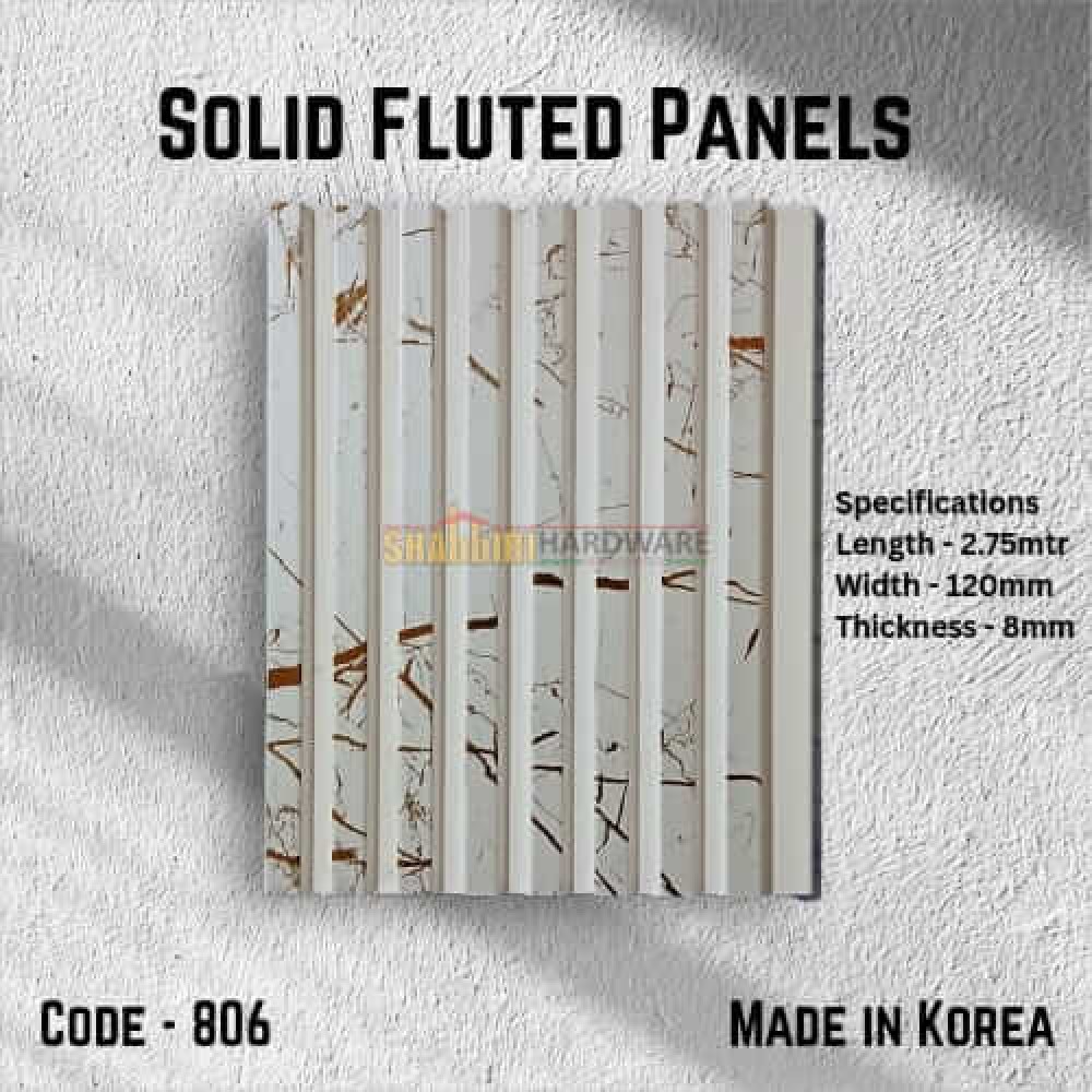 Gold Marble Mini Groove Fluted Wall Panels – Made in Korea | Shabbiri ...