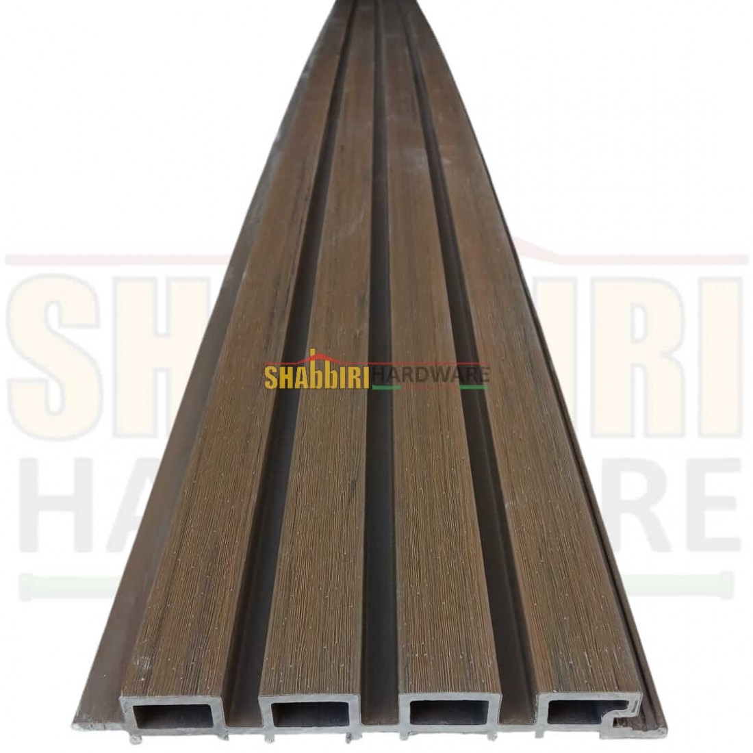 Coffee Brown WPC Fluted Panels Kenya | Best Prices