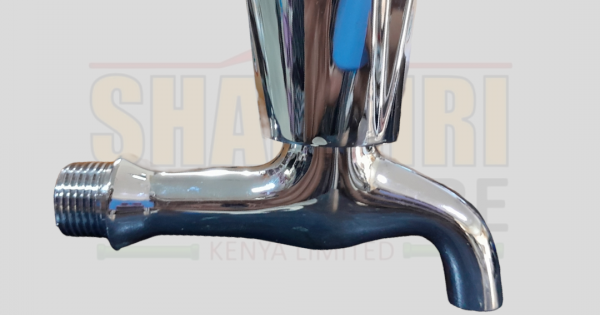 VARTE Short Neck Chrome Bib Tap 1/2" – Compact & Durable Water Supply ...
