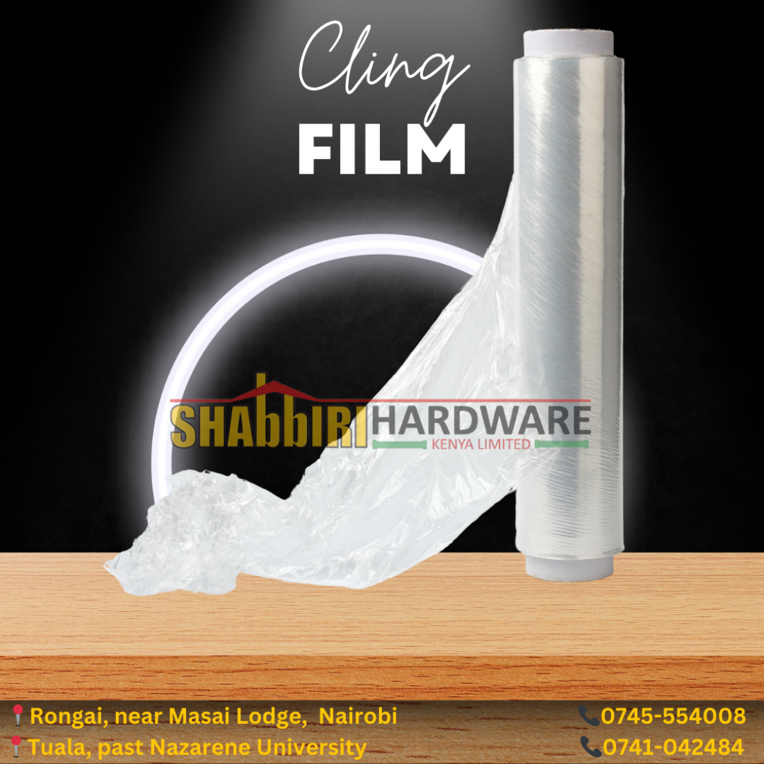 Plastic Wrap / Cling Film Roll – Food & Item Protection | Shabbiri Hardware