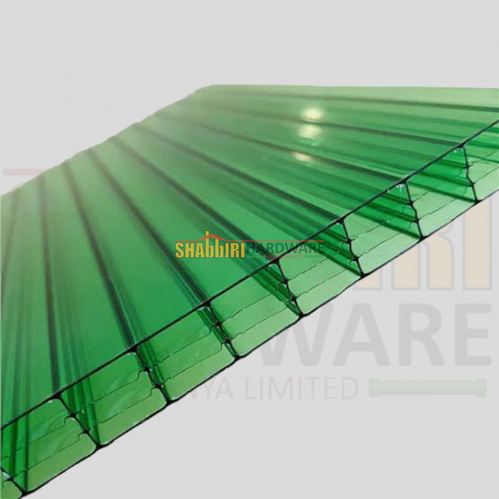 Green Polycarbonate Sheet 2.1m x 5.8m – UV-Protected Roofing & Cladding ...