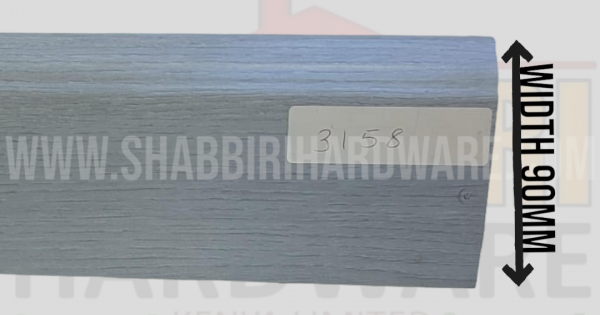 Laminated Skirting 3158 2.4m – Wood-Grain Finish | Shabbiri Hardware Kenya