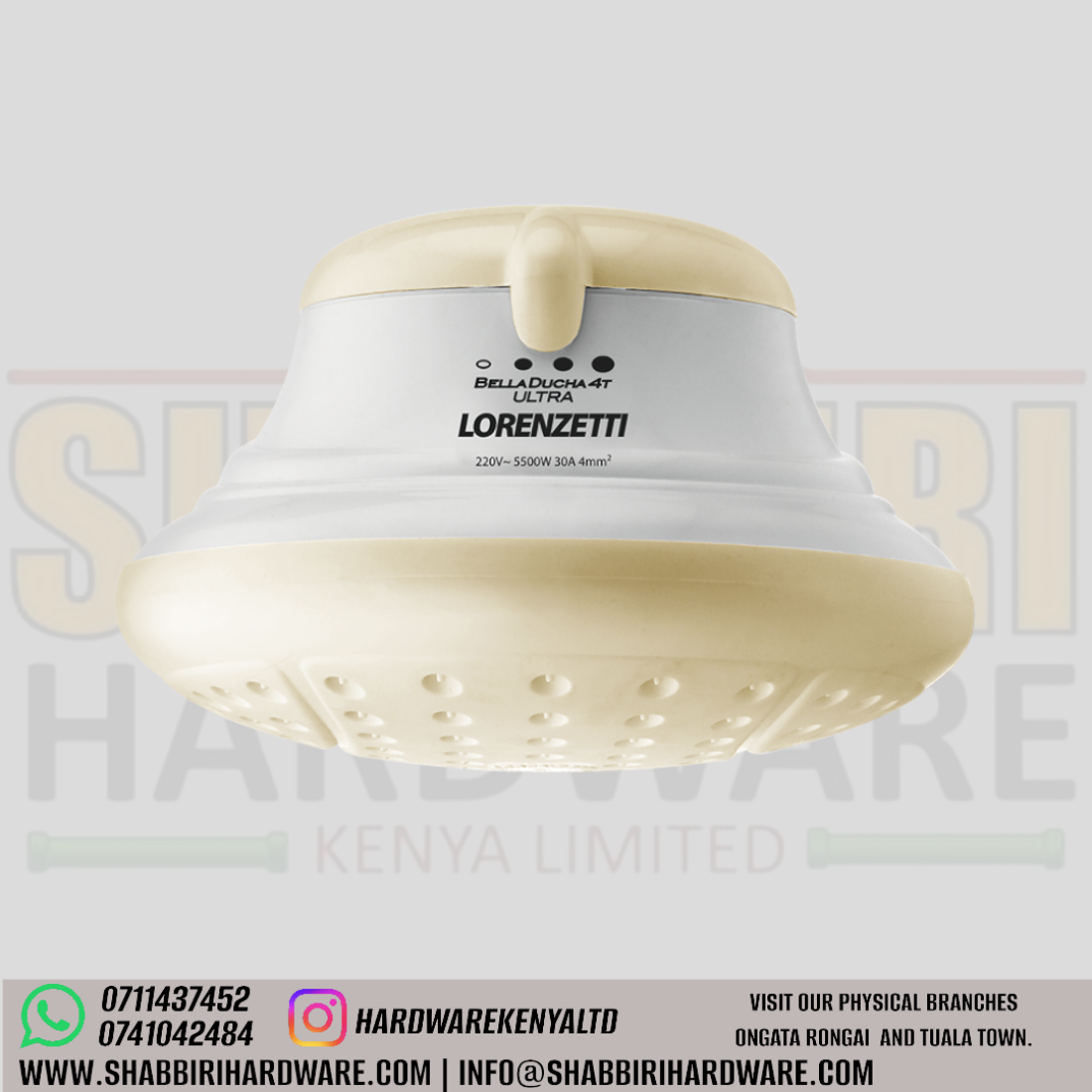 Instant Shower Lorenzetti – Bella Ducha 4T Ultra – Best Price in Kenya ...
